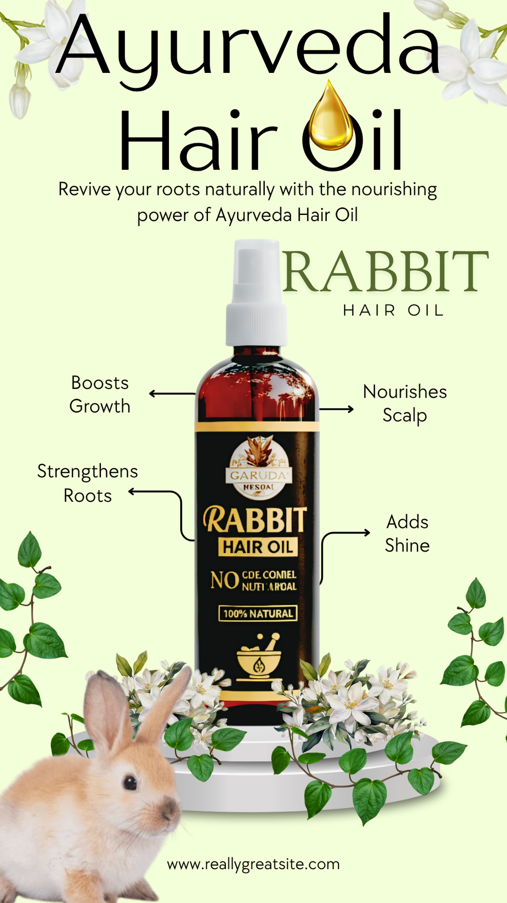 Garuda Rabit Herbal Hair Oil - 100% Effective! – Rabbit Herbal Hair Oil